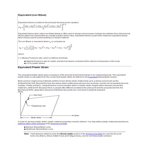 Lecture equivalent plastic strain | DOCX