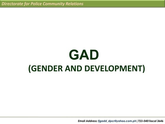 Deped Guidelines on the Preparation of GAD plans | PPTX | Business ...