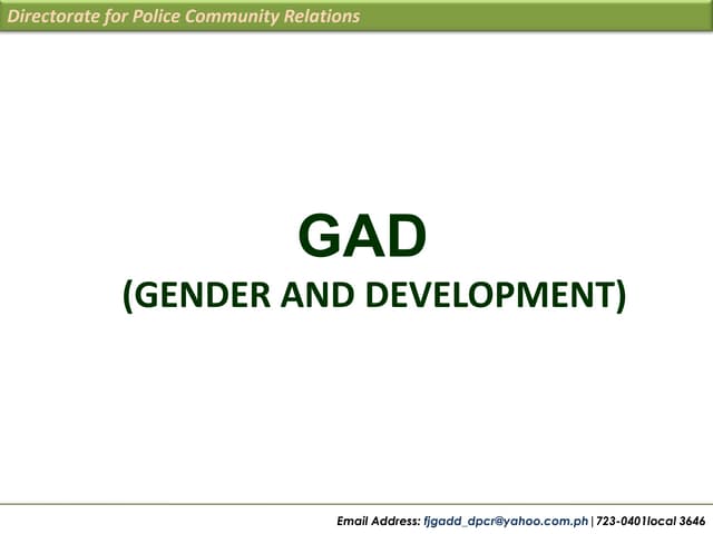 Local gad planning & budgeting | PPT