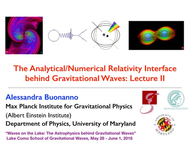 The Analytical Numerical Relativity Interface Behind Gravitational
