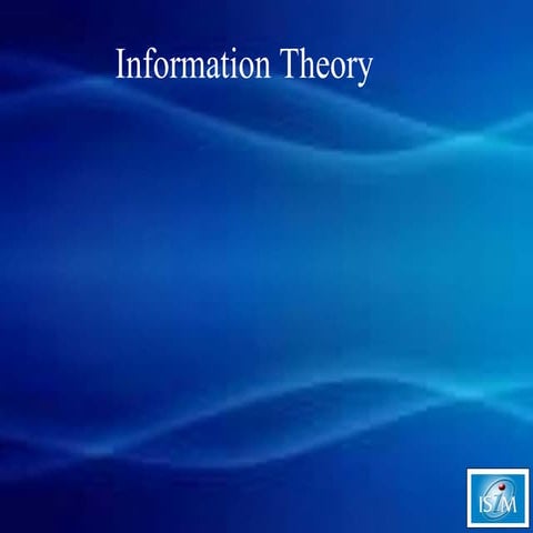 Lecture Info Theory | PDF | Computer Networking | Computing
