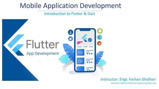 Lecture Introduction To Flutter And Dart Pptx