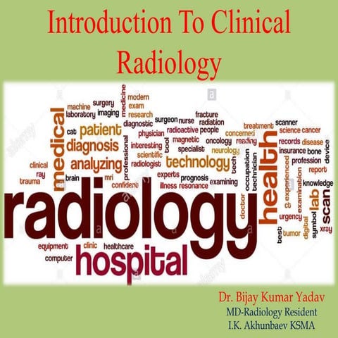 Lecture - 1 MBBS (Radiology introduction) | PPTX