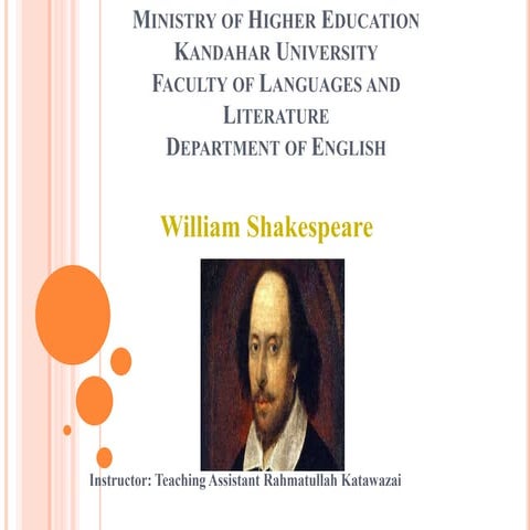 Introduction to Shakespearean Drama | PPTX