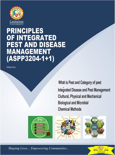 Lec. 15. Pests - Definition - Categories, Causes for outbreak of pests ...