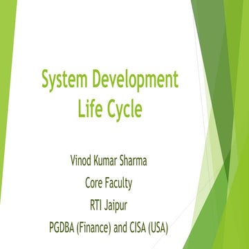 SDLC life cycle model for 2021 regulation OOSE | PPT