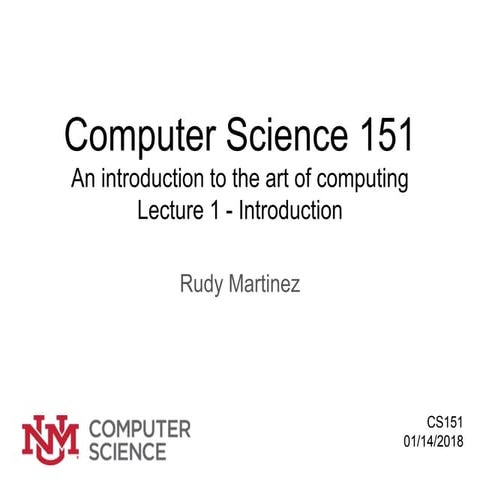 Lecture01 | PPT