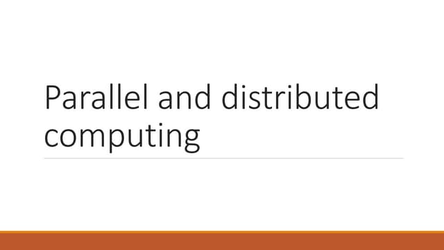 Parallel And Distributed Computing Chapter 1 Pdf 4359