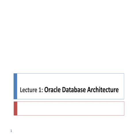 Lecture About Oracle And Defination Pptx