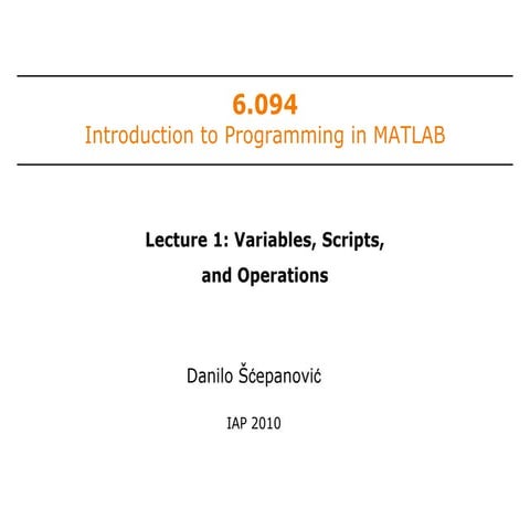 Lecture 01 Variables Scripts And Operations Ppt 4991
