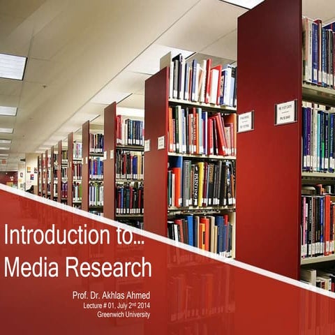 Lecture # 01 (introduction to research | PPTX