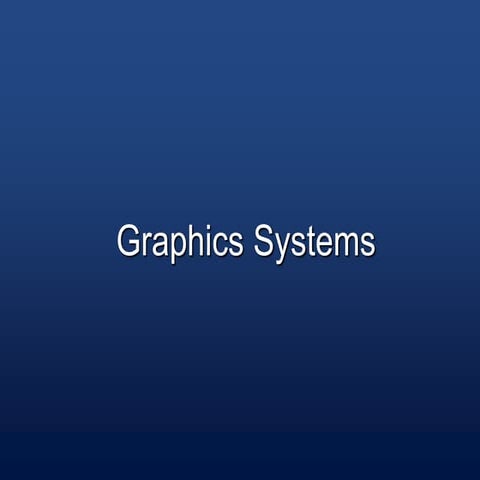 Lec 2 Graphics Systemppt