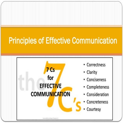 7 c's of communication | PPTX