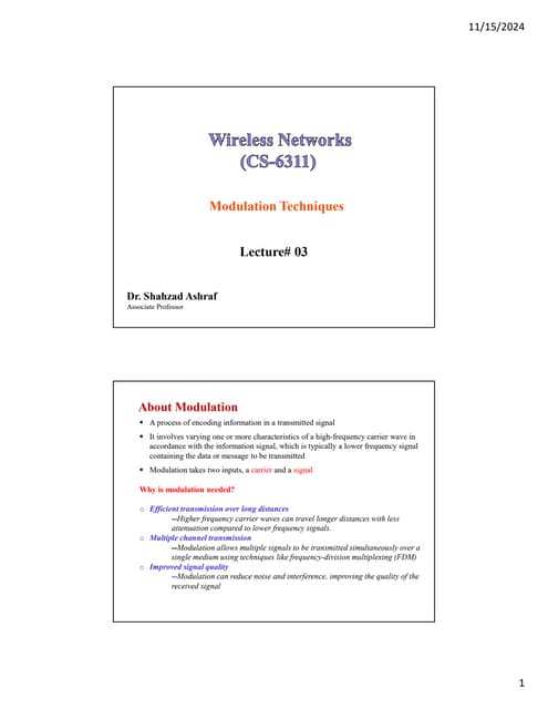 Digital modulation techniques... | PPTX