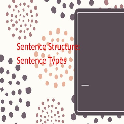 Lecture 03 sentence structure.and types ppt | PPT