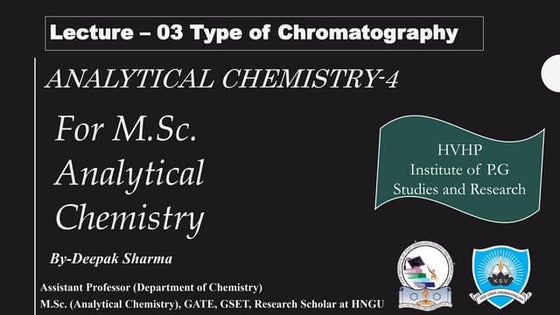 Gas Chromatography introduction types and Applications | PPT
