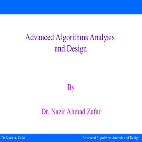 Lecture04.ppt dvance algorithm analysis and design | PPT
