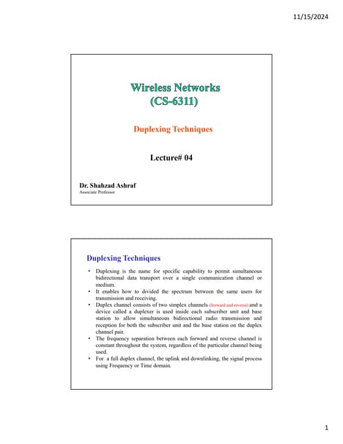 Frequency Division Multiple Access Fdma Ppt