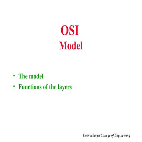 OSI model | PPT