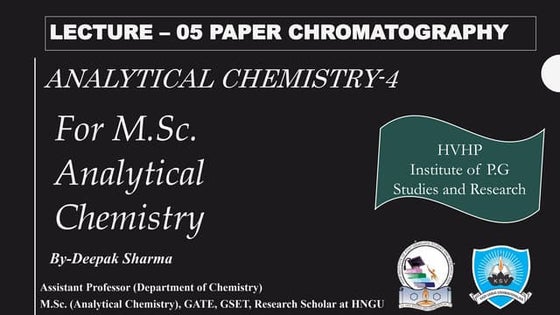 paper chromatography project class 12 | PDF | Chemistry | Science