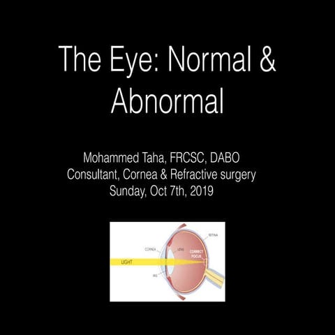 Understanding Normal and Abnormal Eye Vision and Refractive Errors | PDF