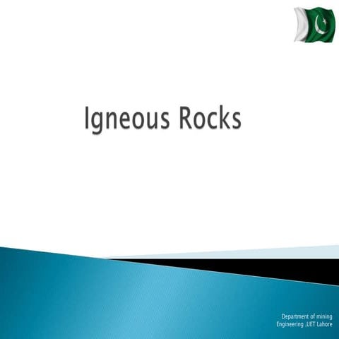 Igneous rocks | PPTX