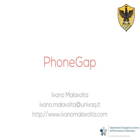 PhoneGap | PDF