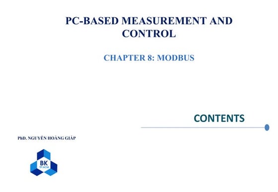 Modbus communication protocol | PPTX