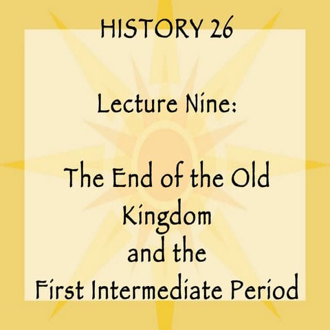 Lecture 09 first intermediate period (b) | PPT