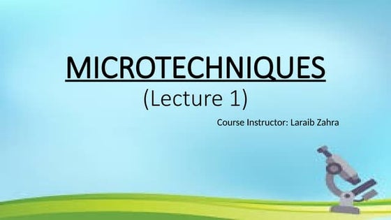 Microscopic study of epithelial and connective tissue(BP107).pptx