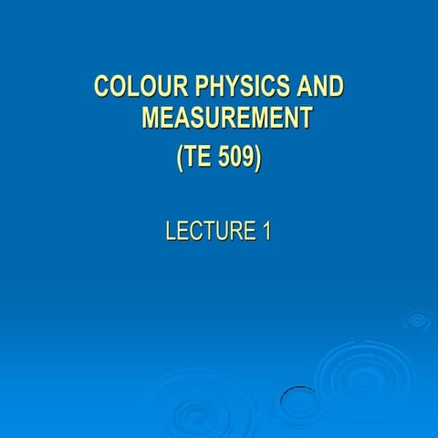 Lecture 1 | PPT | Free Download