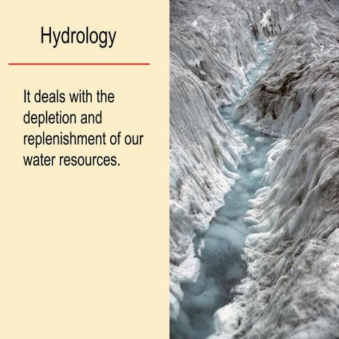 introduction of hydrology | PPTX