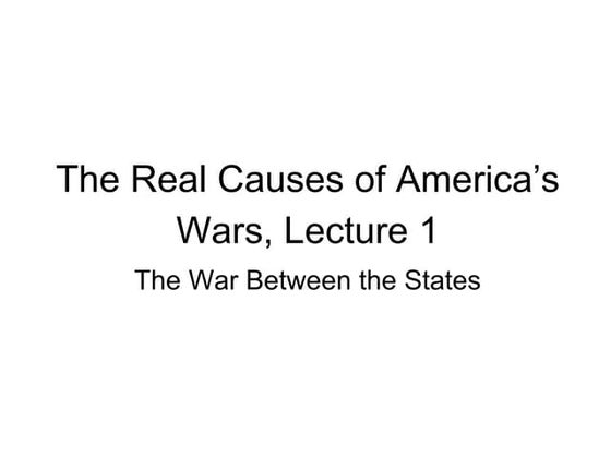 Causes of the Civil War: Sectionalism & States' Rights | PPT ...