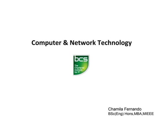 10 Introduction To Hardware Computer Architecture Pptx Computing Technology And Computing