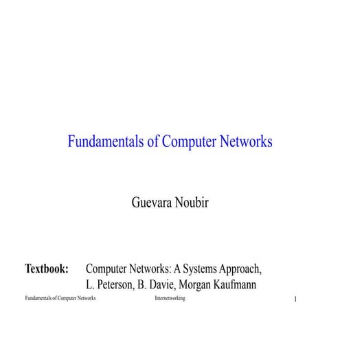 network basics | PDF