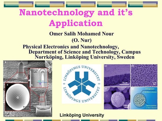 Introduction of Nanotechnology | PPTX | Chemistry | Science
