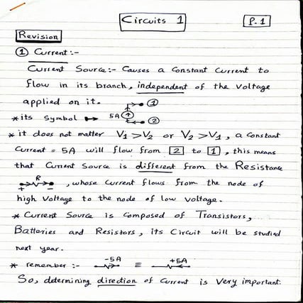 Electric Circuits Class (Handout 1) | PDF | Physics | Science