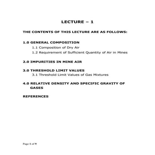 Lecture 1 | PDF