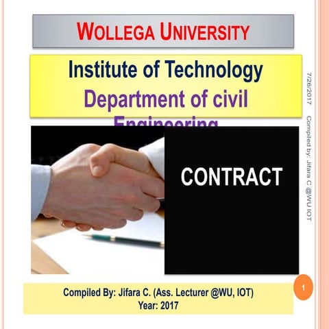 Contract lecture Note | PPTX