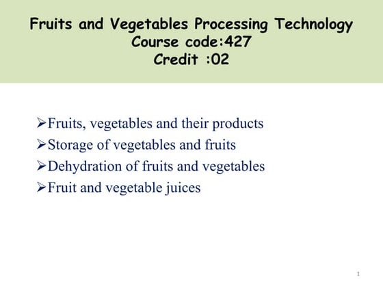 Climacteric and Non-Climacteric Fruits | PPT