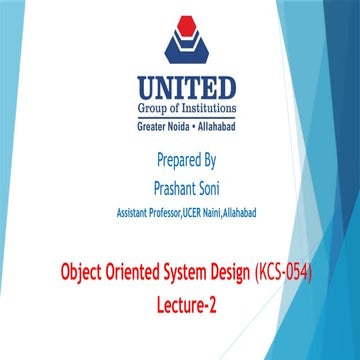 OOSD Lecture 1-2.pptx FOR B.TECH ENGINEERING STUDENTS | PPT