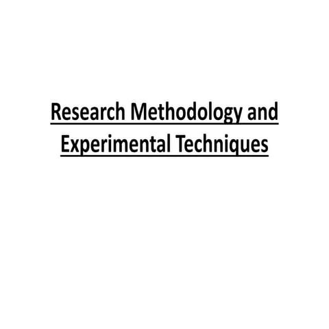 introduction to research methodology and research tools | PDF