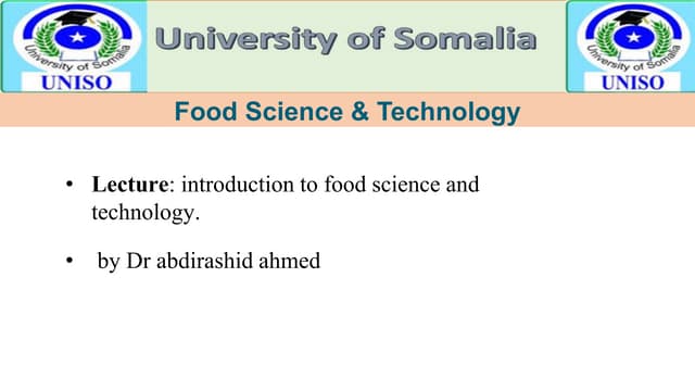 Lecture 5 food processing | PPTX