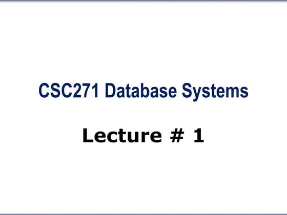 Chapter 1 Introduction To Database Management Systems Pptx