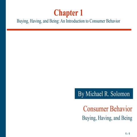 Consumer behavior definition | PPTX