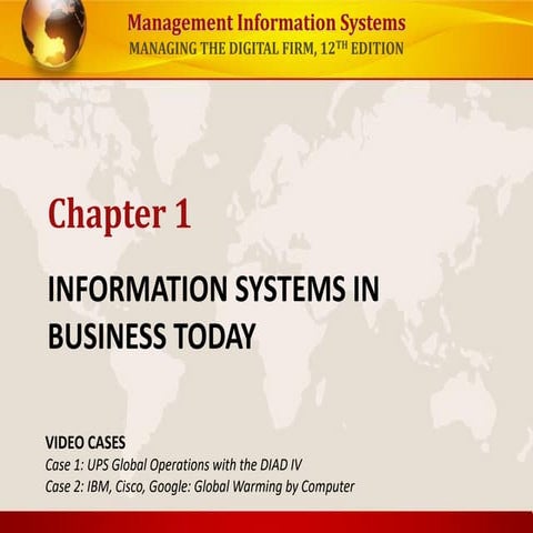 chapter 1 Information system in Business today | PDF | Internet | Computing