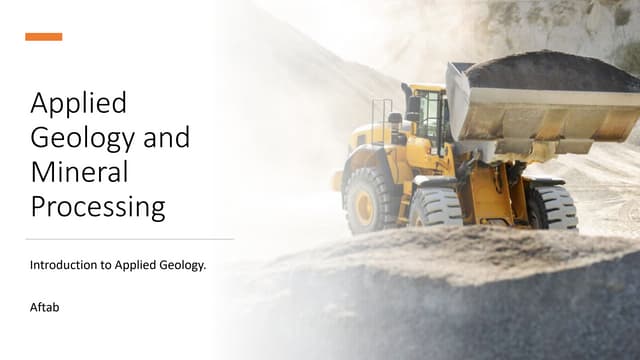 Mining geology an overview | PDF