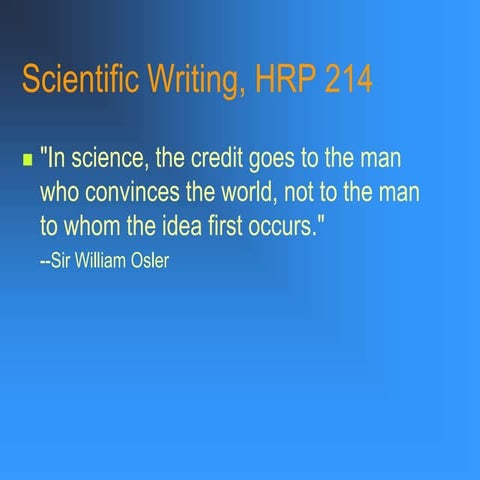 News Writing for students in science and tech | PPT