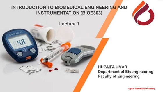 introduction to biomedical engineering, Applications of biomedical ...