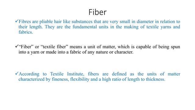 Forensic Fiber Analysis | PPTX
